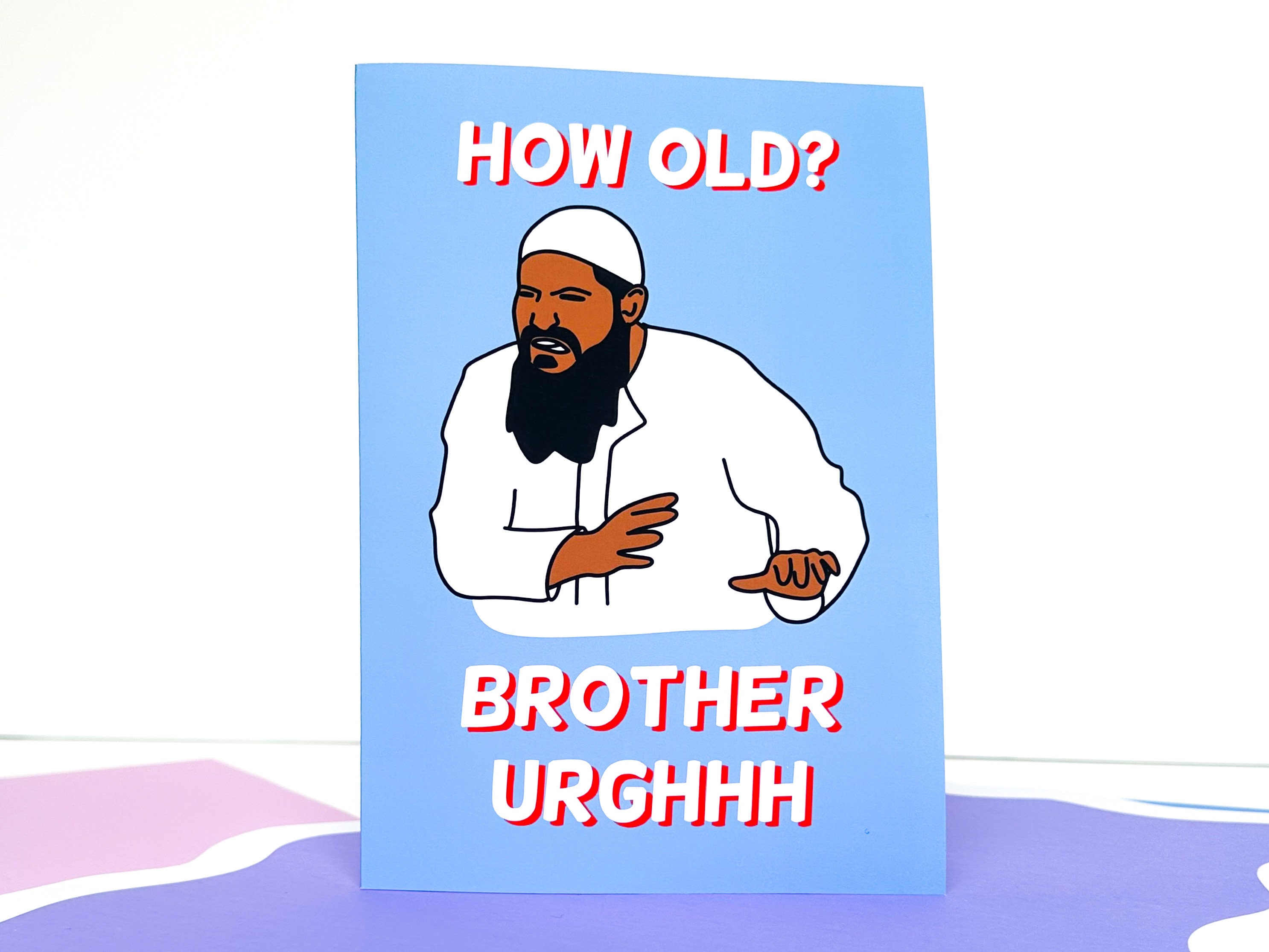 How Old Brother Urgh, Brother Eww, Whats That Brother, Meme Card, Funny ...