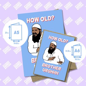 How Old? Brother Urgh, Brother Eww, What’s That Brother, Meme Card ...