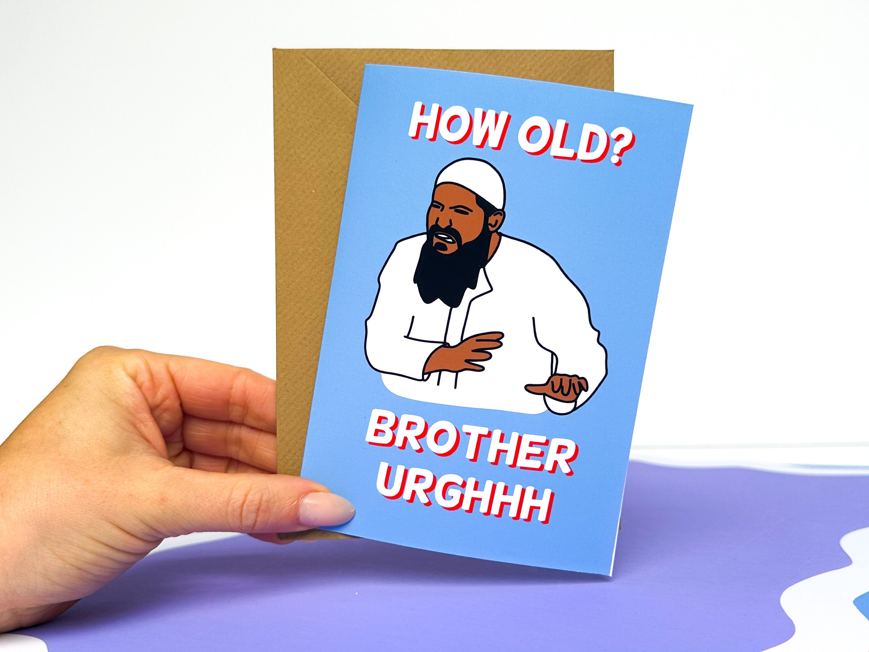 How Old Brother Urgh, Brother Eww, Whats That Brother, Meme Card, Funny ...