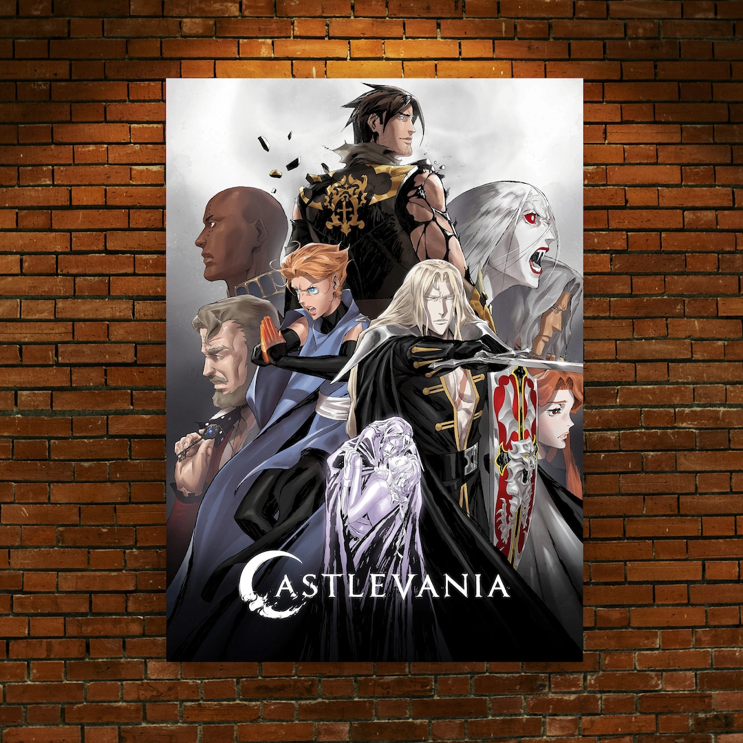 Castlevania Poster Castlevania Game Poster Print Custom Gaming Canvas ...