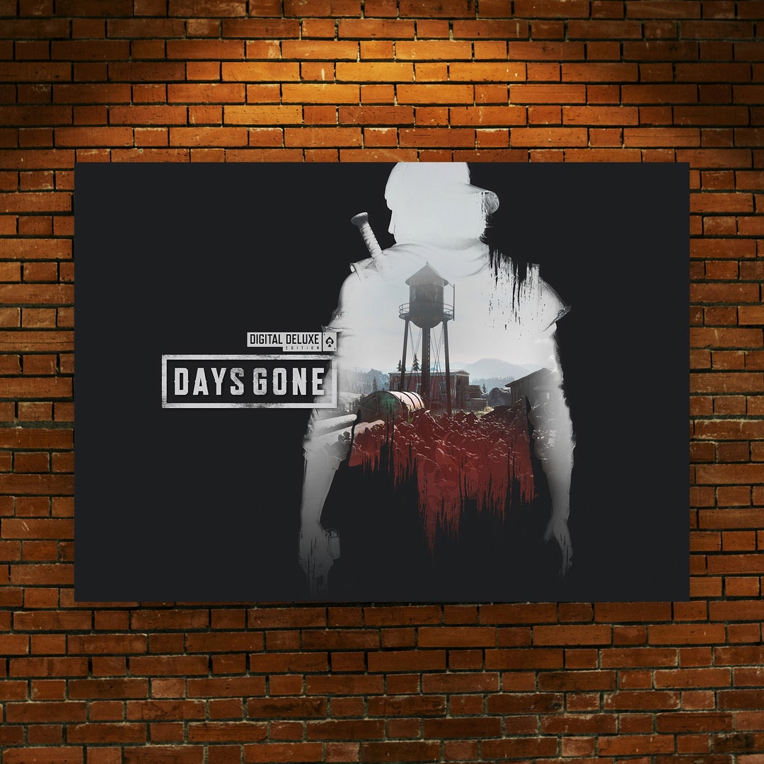 Days Gone Poster Deacon Days Gone Game Poster Print Custom Gaming ...