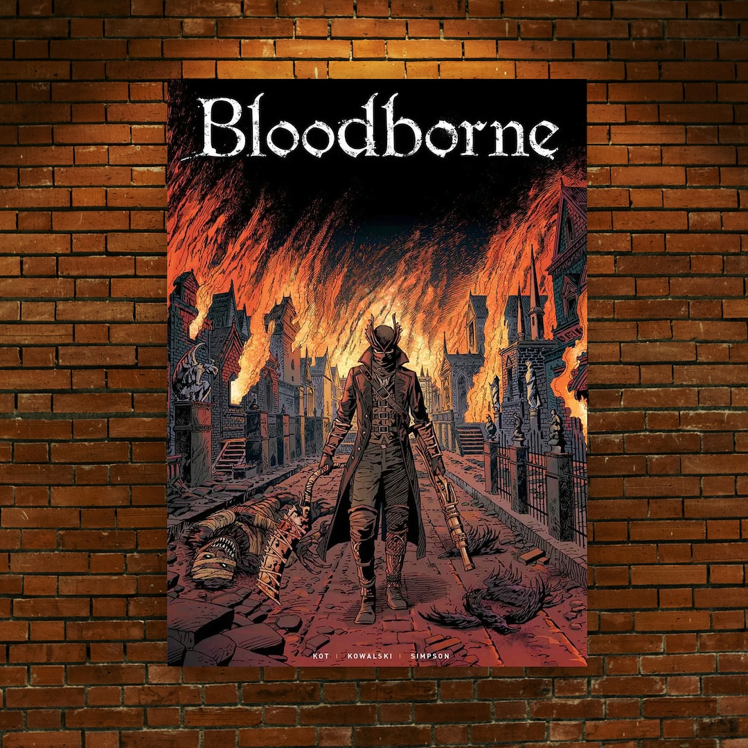Bloodborne Poster Bloodborne Game Poster Print Custom Gaming Canvas ...