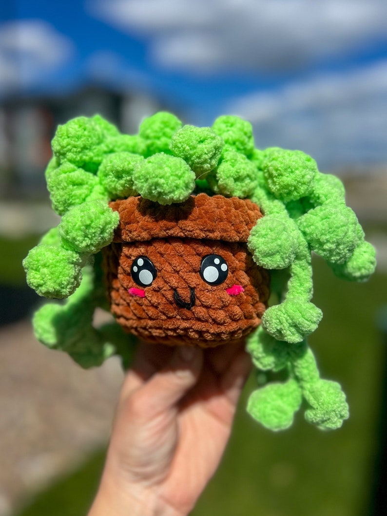 Potted Plant Crochet Amigurumi Plushie - Etsy