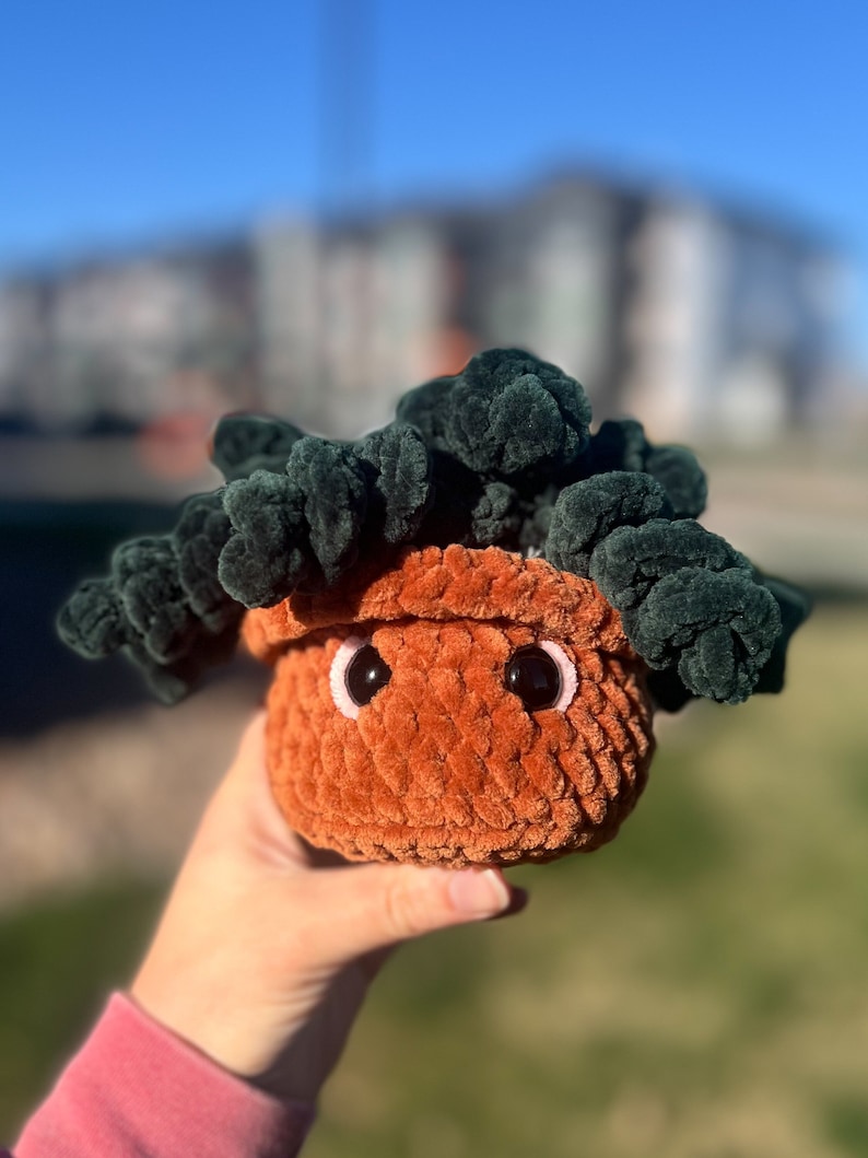 Potted Plant Crochet Amigurumi Plushie - Etsy