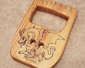 Hollow Lyre Harp - 7 String - Etsy