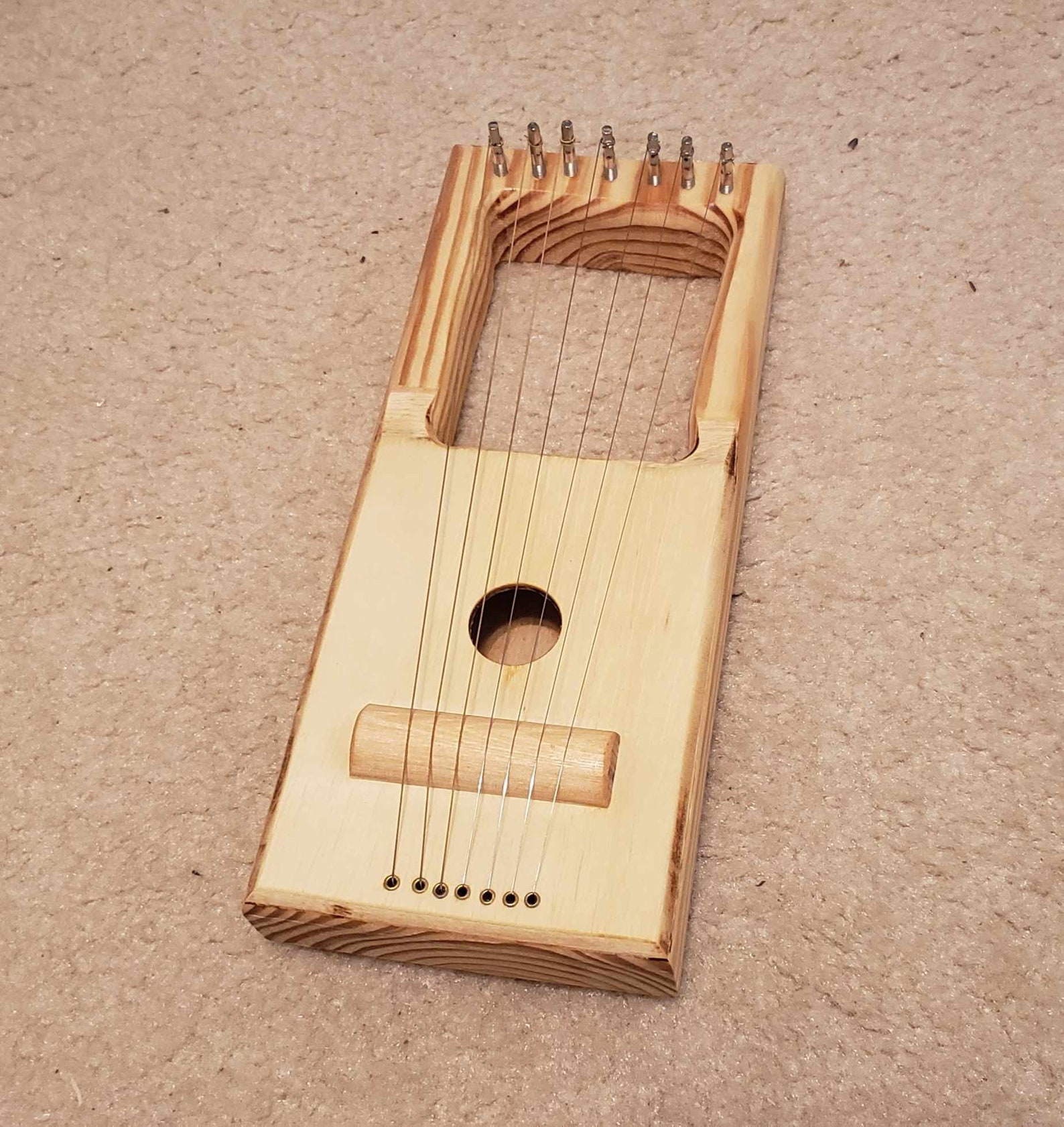 Hollow Lyre Harp - 7 String - Etsy