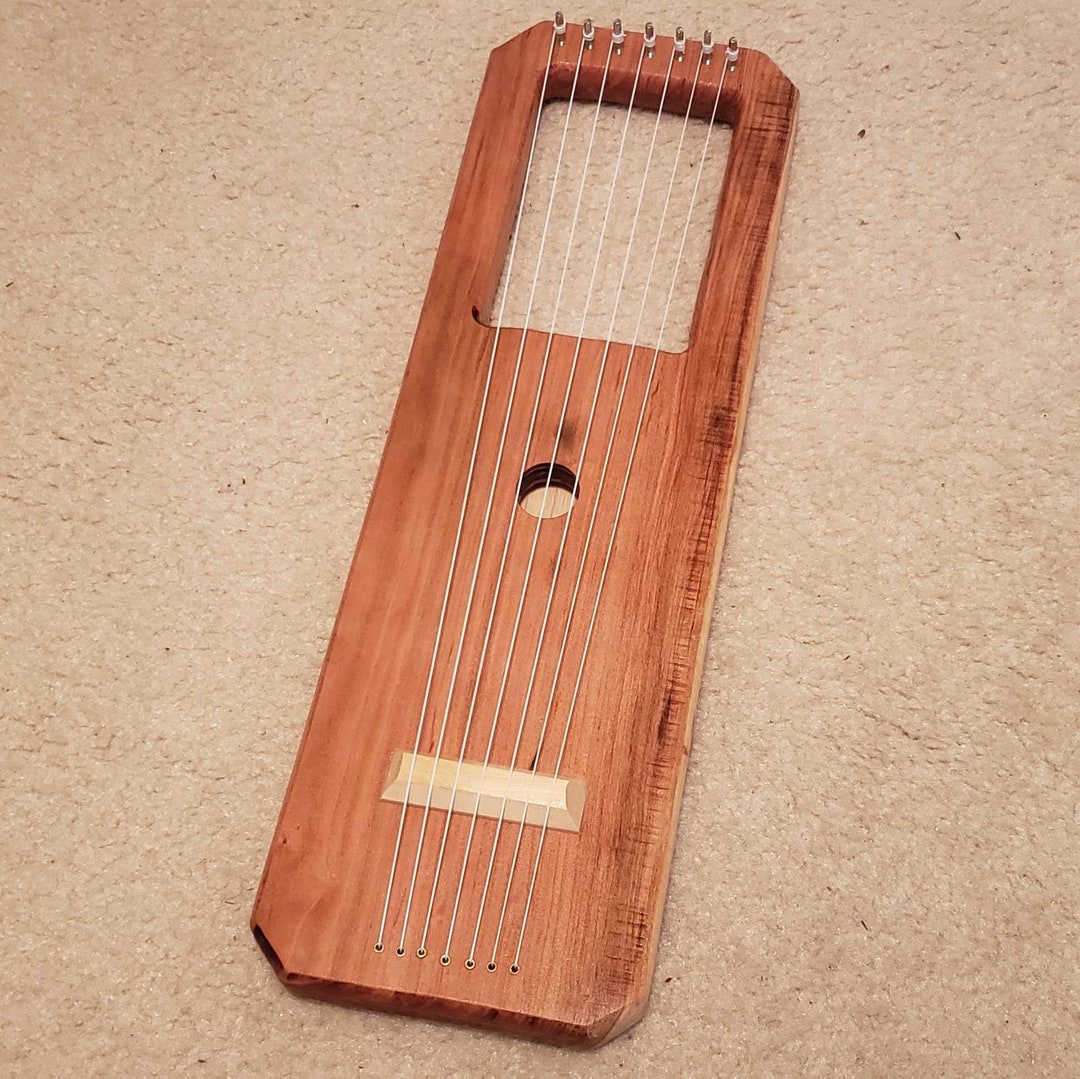 Cherry Wood 7-string Lyre Harp - Etsy