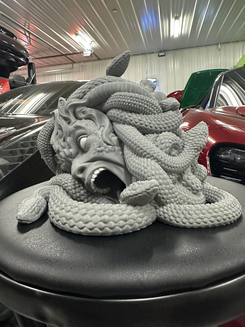 3D Printed Medusa Dice Tower - Etsy