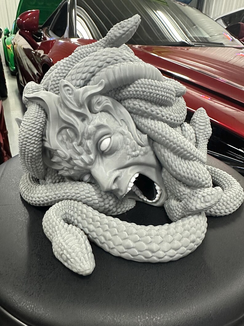 3D Printed Medusa Dice Tower - Etsy