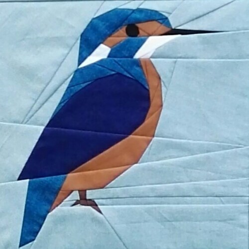 Mountain Bluebird Paper Piecing Pattern - Etsy
