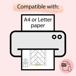 Apple FPP Quilt Block Ideal for Harvest, Gardening and Teacher Gift ...