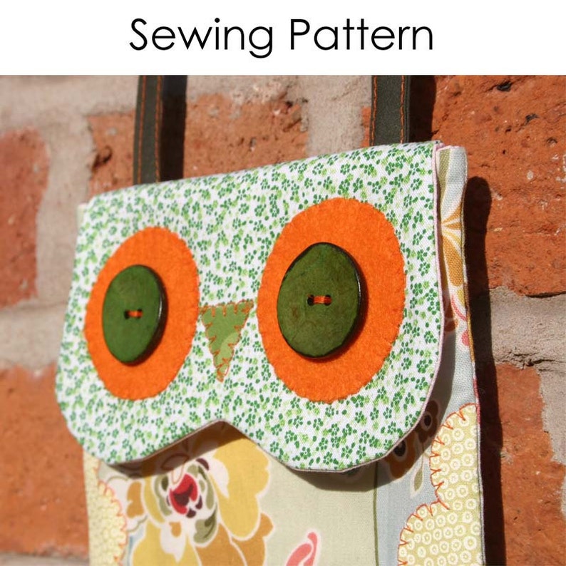 Pattern: Owl Mini Bag Sewing Pattern - Etsy