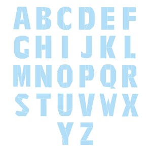 Mini FPP Alphabet Ideal for Personalising Patchwork and Quilting ...