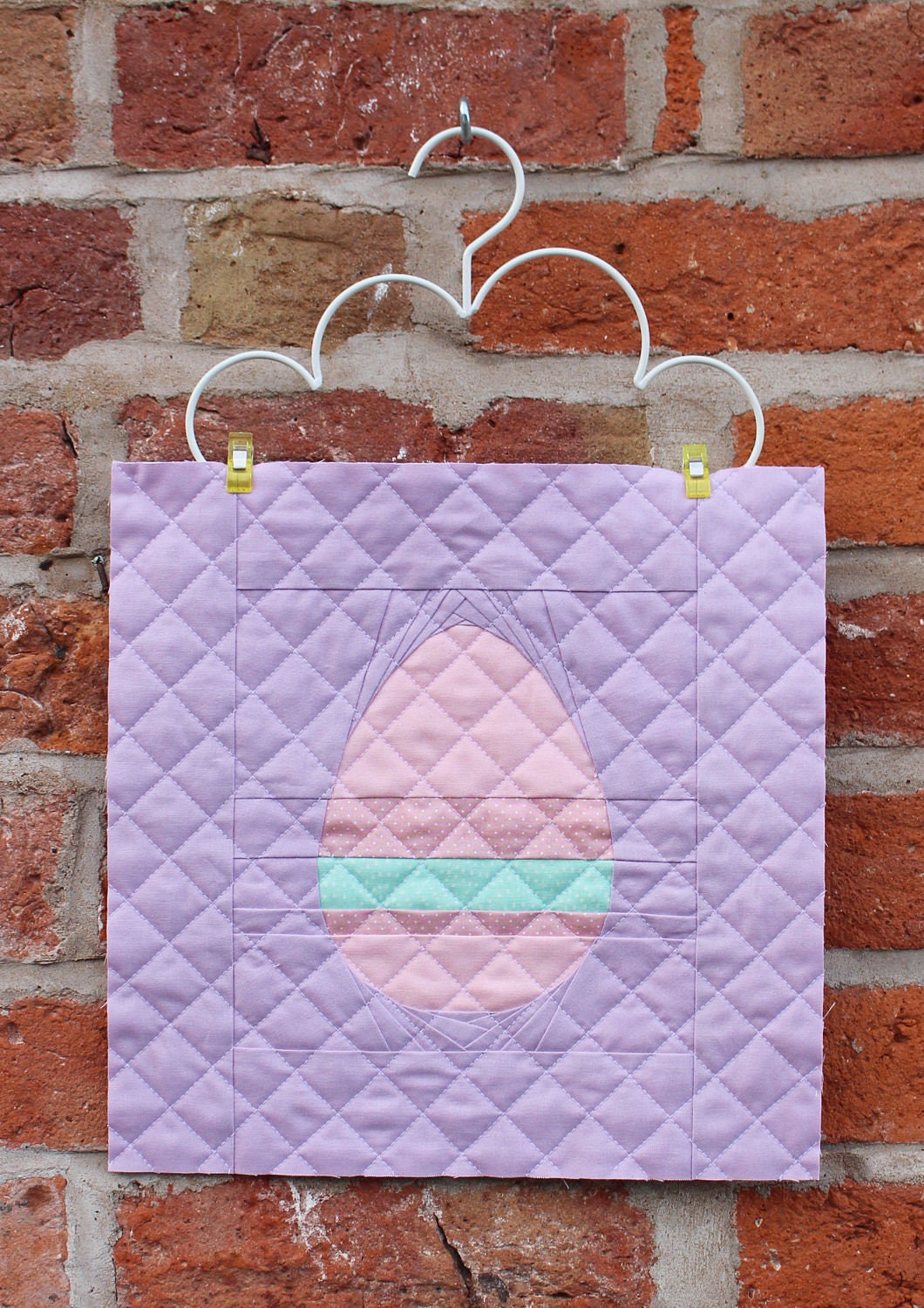 Striped Easter Egg : Paper Piecing Pdf Pattern - Etsy