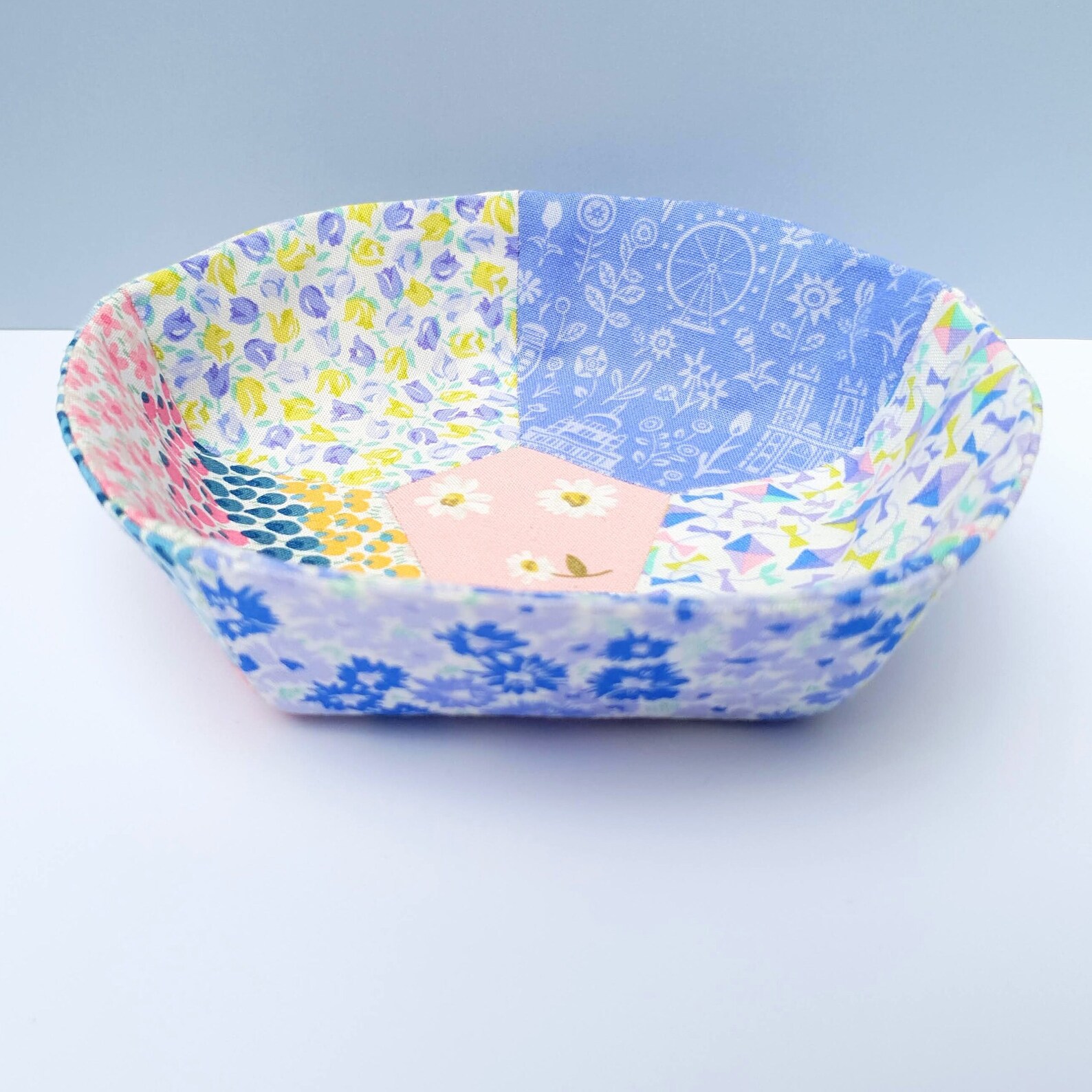 Keep It Tidy Bowl Pdf Pattern, Fabric Bowl Made Using English Paper ...