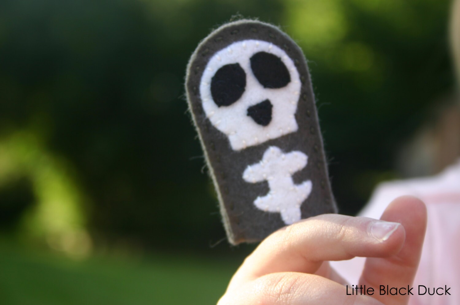 Pattern: Skeleton Felt Finger Puppet - Etsy