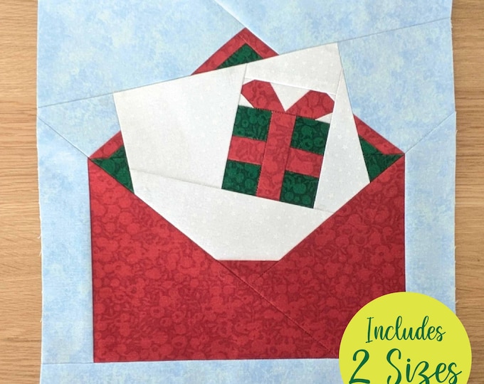 Letter to Santa FPP Quilt Block | Patchwork & Quilting Projects | PDF ...