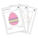 Striped Easter Egg : Paper Piecing Pdf Pattern - Etsy