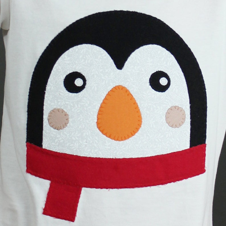 Pattern: Penguin Applique Pdf Sewing Pattern - Etsy