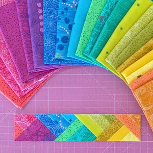 Triple Herringbone Strips | Paper Piecing | 8 Sizes | IDEAL for Quilt ...
