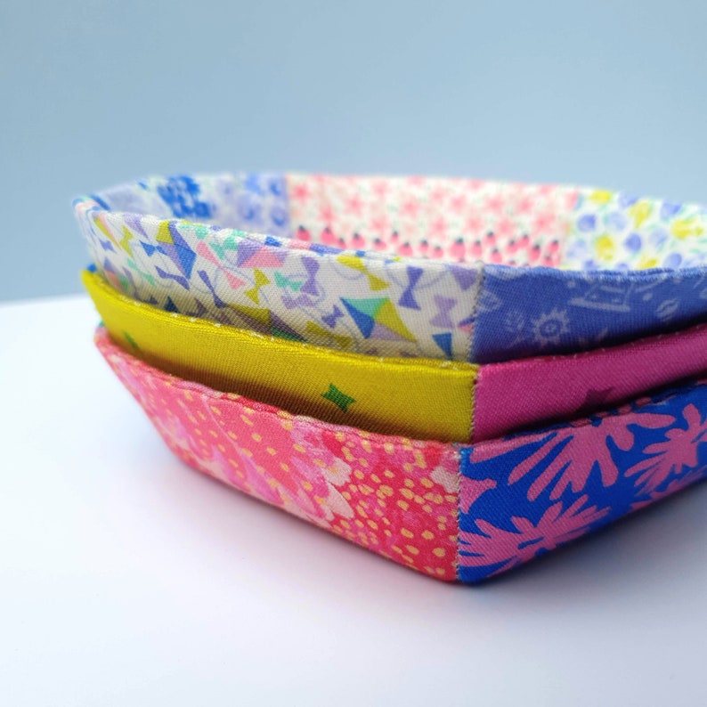 Keep It Tidy Bowl Pdf Pattern, Fabric Bowl Made Using English Paper ...