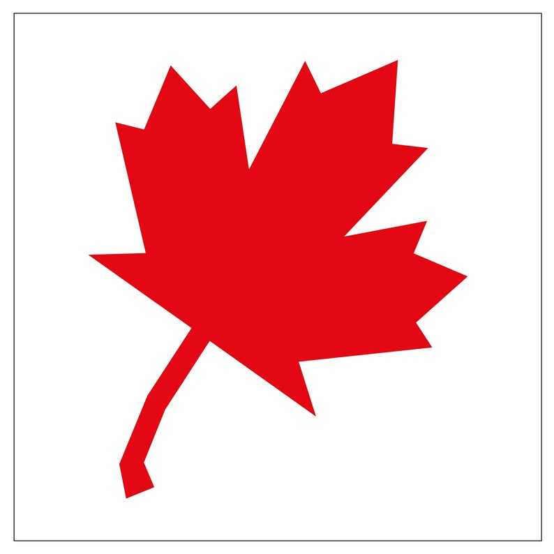 Maple Leaf FPP Quilt Block: Autumn Patchwork Pattern, 2 Sizes (PDF ...