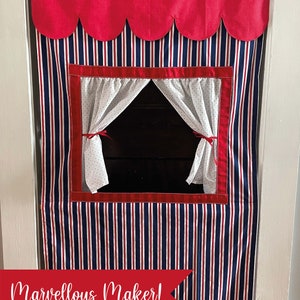 Doorway Puppet Theatre Pdf Pattern - Etsy