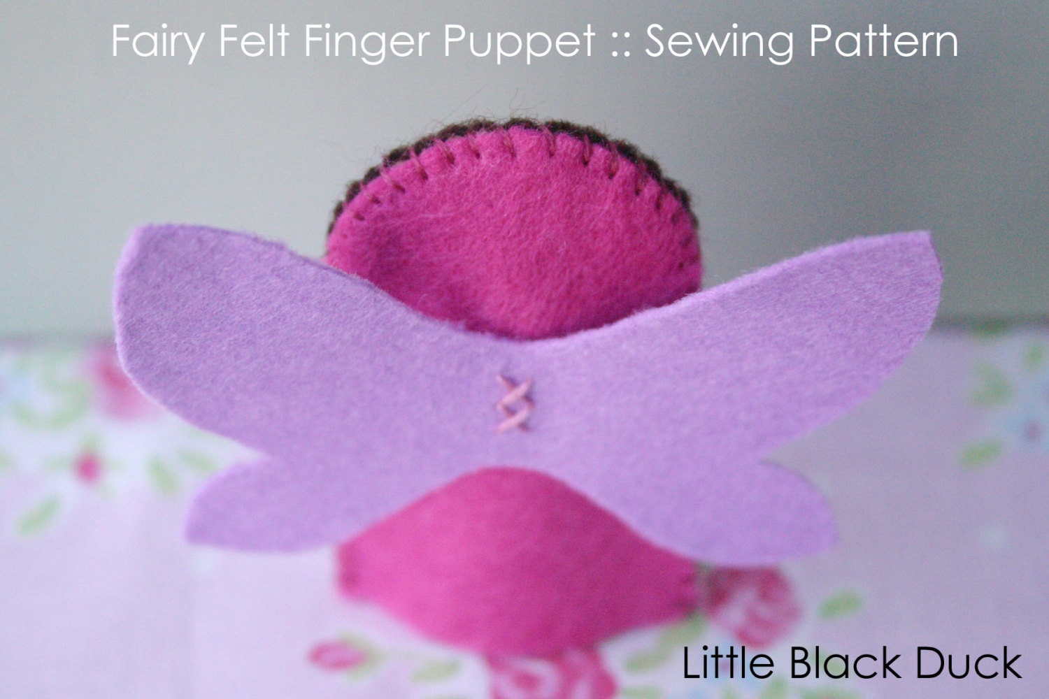 Pattern: Fairy Felt Finger Puppet - Etsy UK