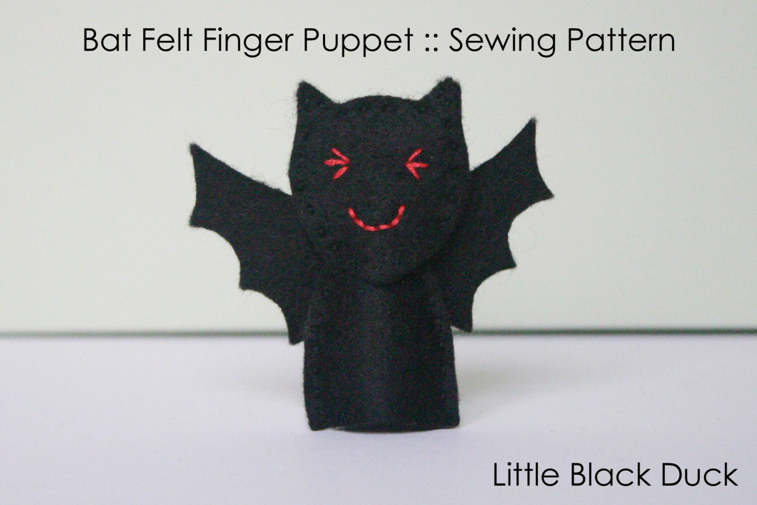 Pattern: Bat Felt Finger Puppet - Etsy