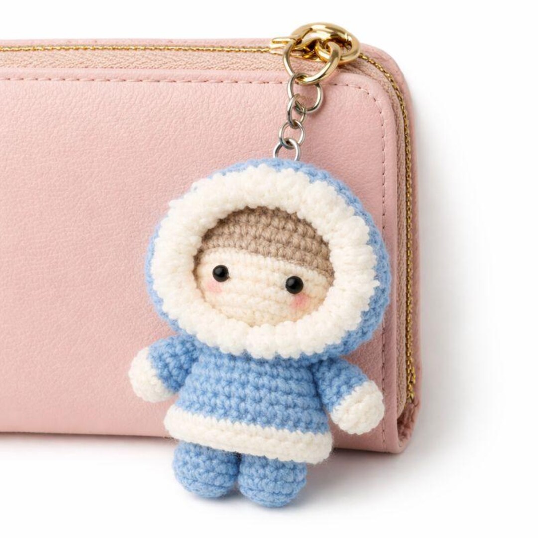 Inuit-inspired Minimalist Amigurumi in Blue Parka – Cozy Crochet ...