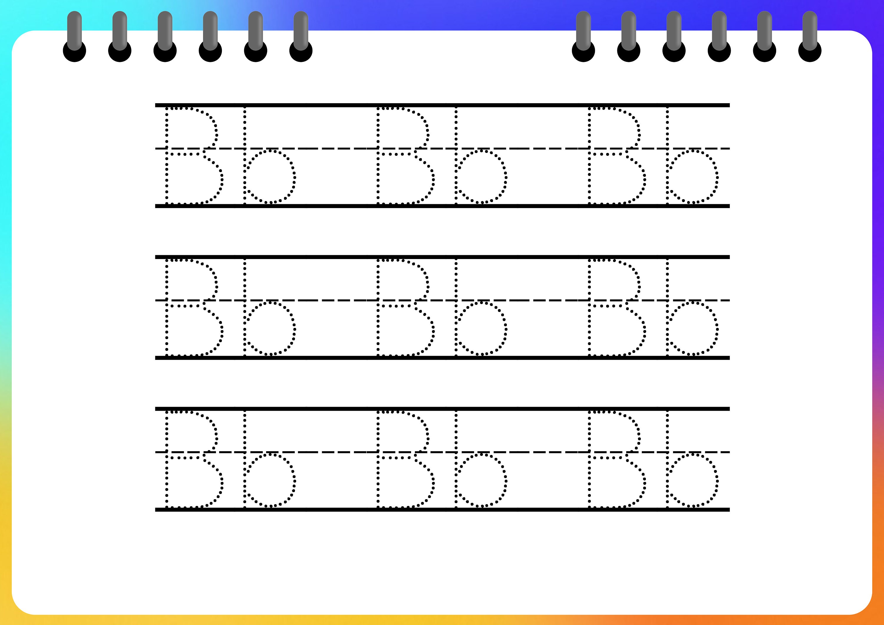 Alphabet A-Z Children's Book Tracing Book for Toddlers Ready to Print ...