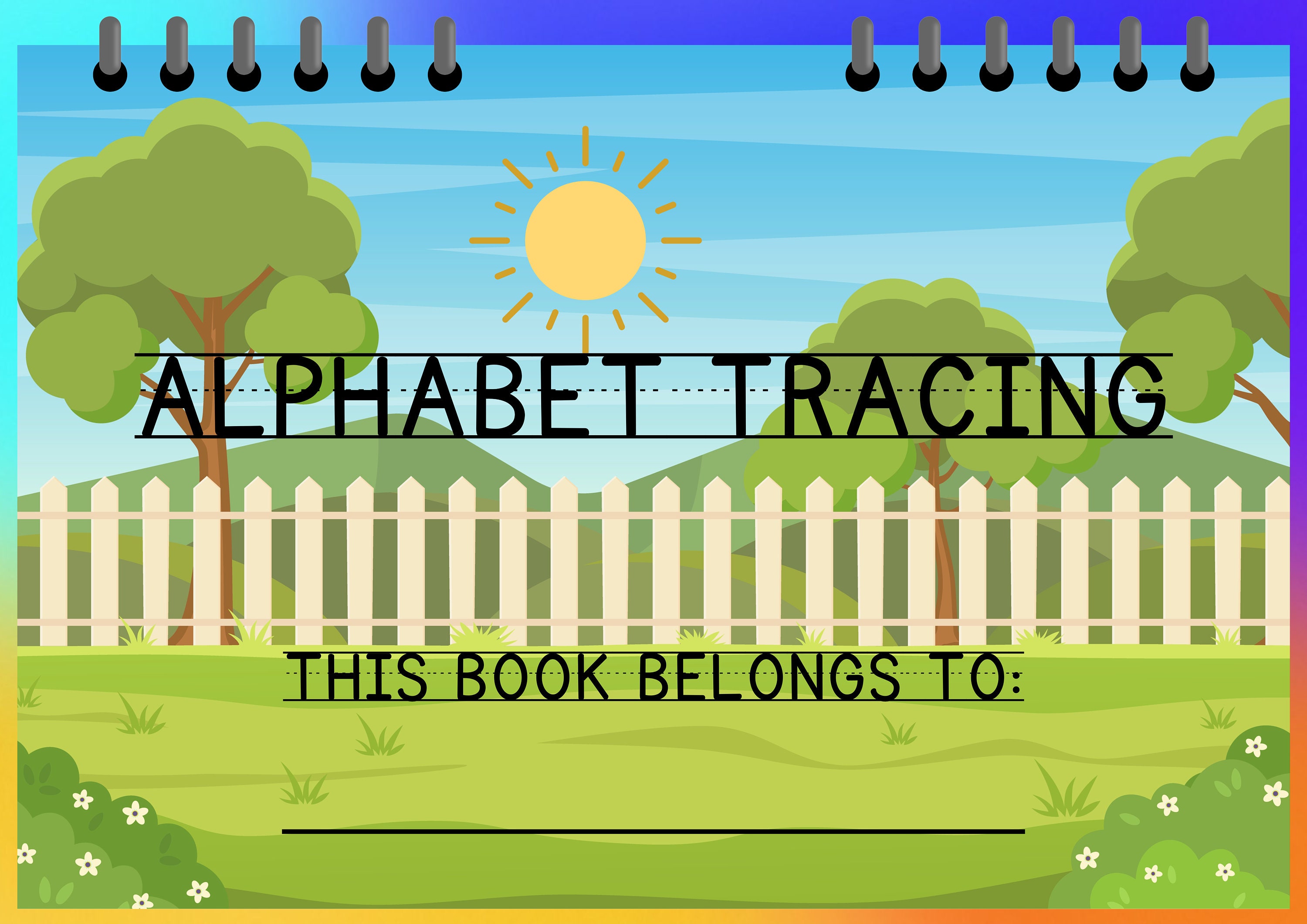 Alphabet A-Z Children's Book Tracing Book for Toddlers Ready to Print ...
