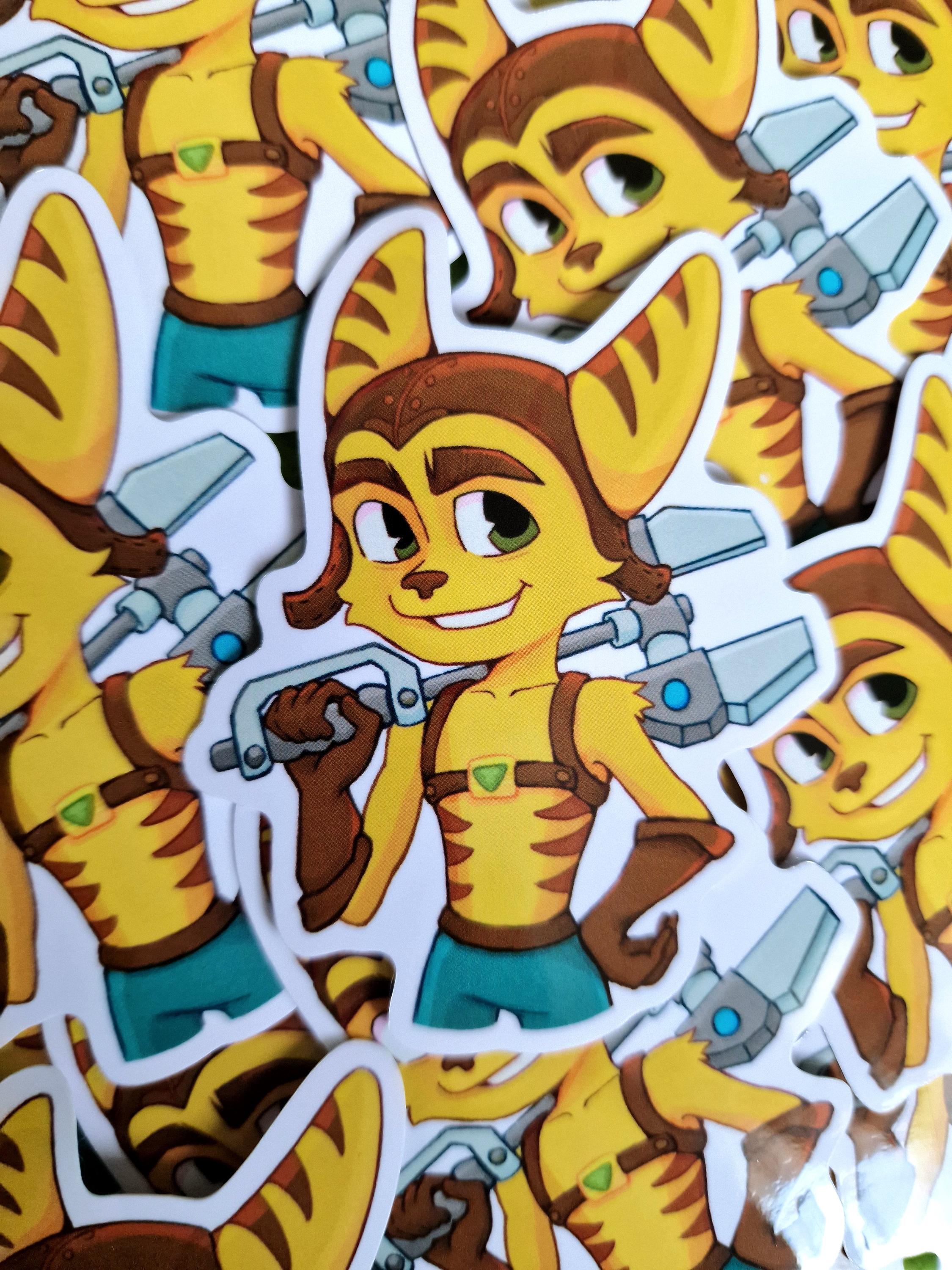 Ratchet and Clank Vinyl Sticker | Ratchet | Waterproof Sticker - Etsy