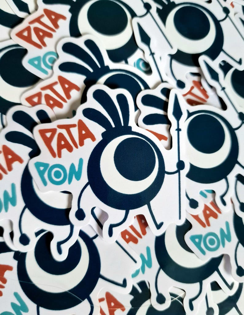 Patapon Vinyl Stickers | PSP Videogame | Waterproof Sticker - Etsy