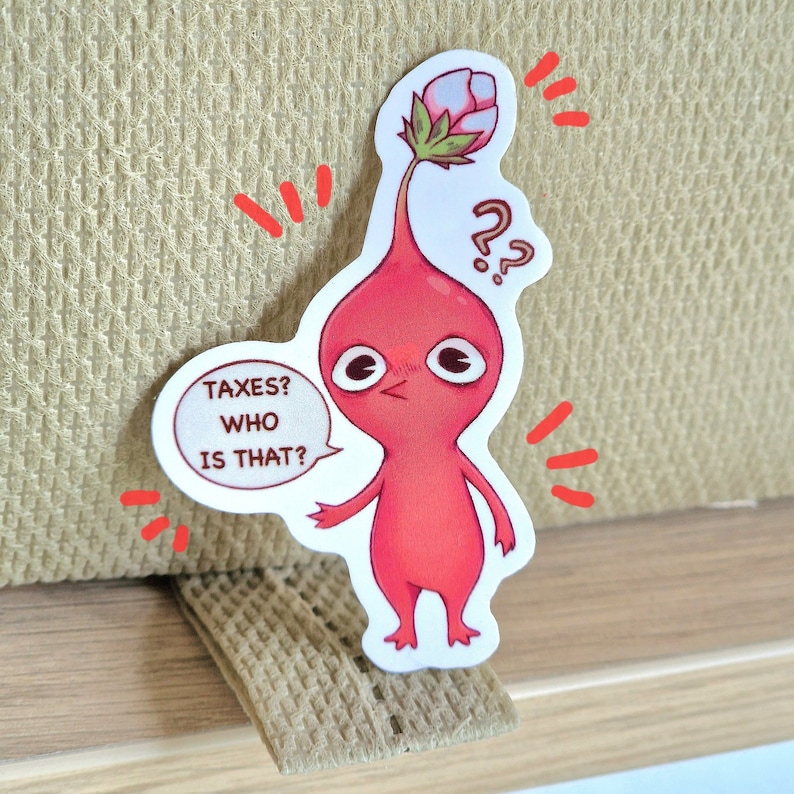 Pikmin Vinyl Stickers | Waterproof Stickers - Etsy