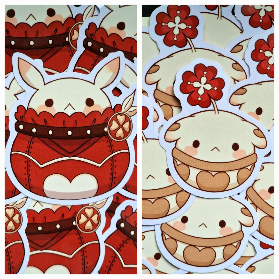 Genshin Impact Vinyl Stickers | Klee Jumpty Dumpty Bomb | Waterproof ...