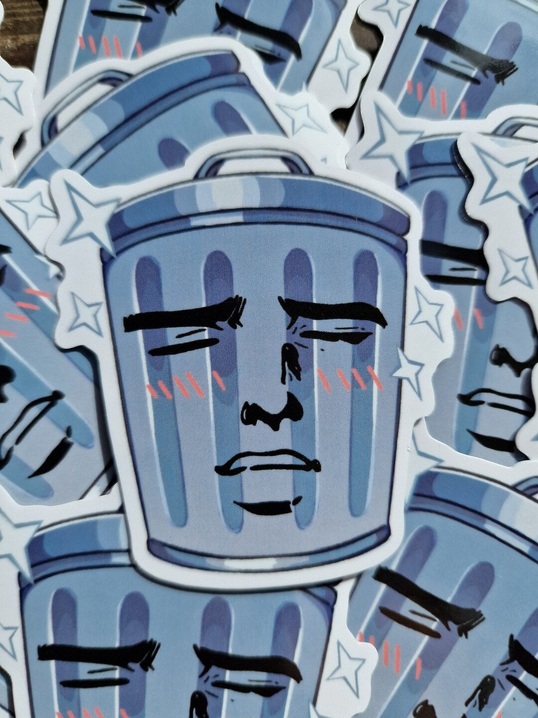 Honkai Star Rail Vinyl Sticker | Trash Can | Waterproof Sticker - Etsy