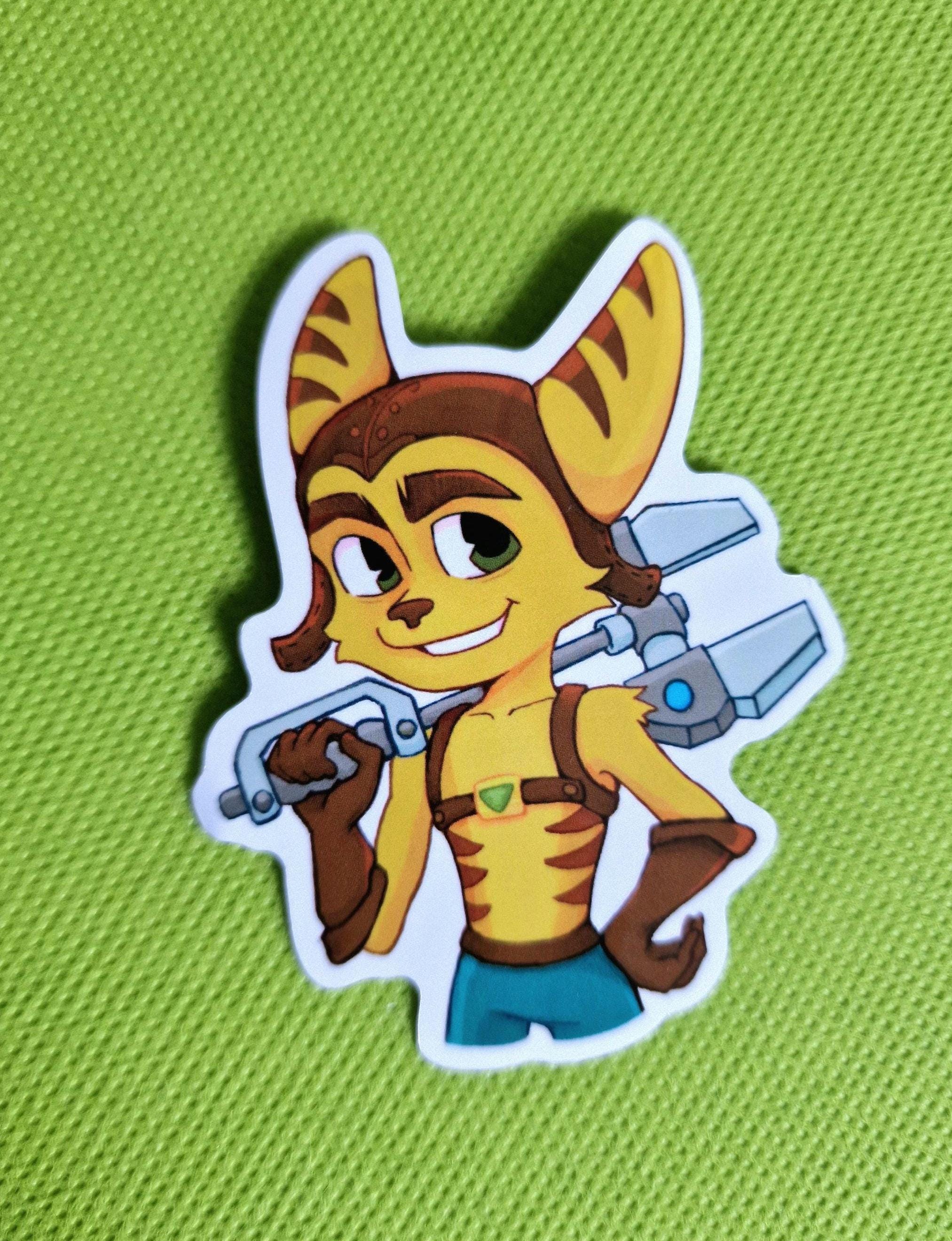 Ratchet and Clank Vinyl Sticker | Ratchet | Waterproof Sticker - Etsy