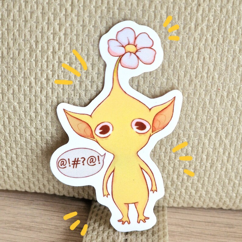 Pikmin Vinyl Stickers | Waterproof Stickers - Etsy