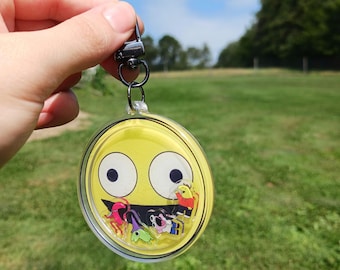 Inspired Glep Plush Keychain Smiling Friends - Etsy
