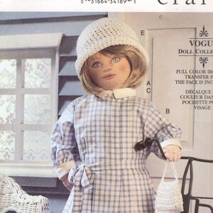 18 Inch JANE 1930s Doll and Clothes, Vogue Sewing Pattern 7513, Color ...