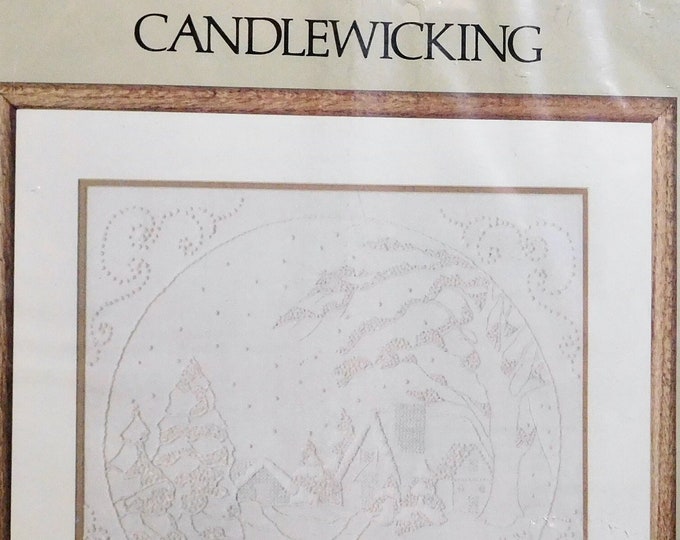 Winter Scene Candlewick Embroidery Kit 80101 by Something Special ...