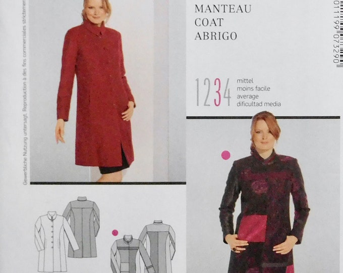 Misses Coat Burda Style Sewing Pattern 7329 Sizes 18 20 22 24 26 28 30 ...