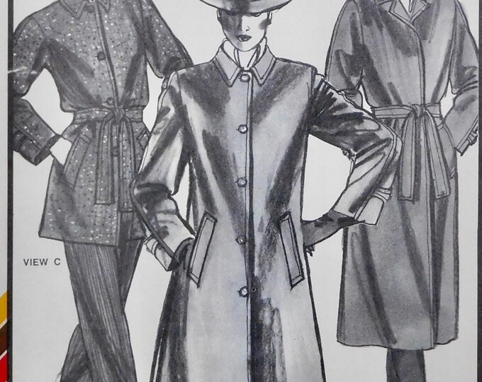 Stretch & Sew Ann Person Sewing Pattern 1094 Dress Coat Bust Sizes 30 ...