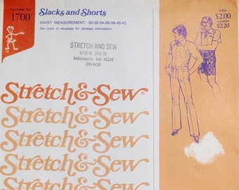 Stretch & Sew Ann Person Sewing Pattern 1750 Men's - Etsy