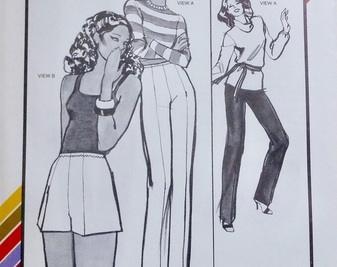 Stretch & Sew Ann Person Sewing Pattern 700 Slacks Shorts Hip - Etsy