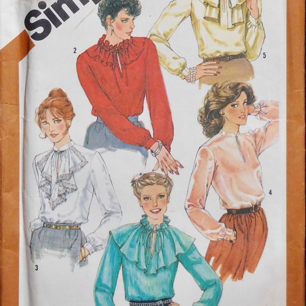 Simplicity Sewing Pattern Blouse - Etsy