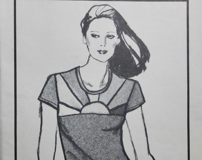 Stretch & Sew Ann Person Sewing Pattern 309 Sunburst T-shirt Bust Sizes ...
