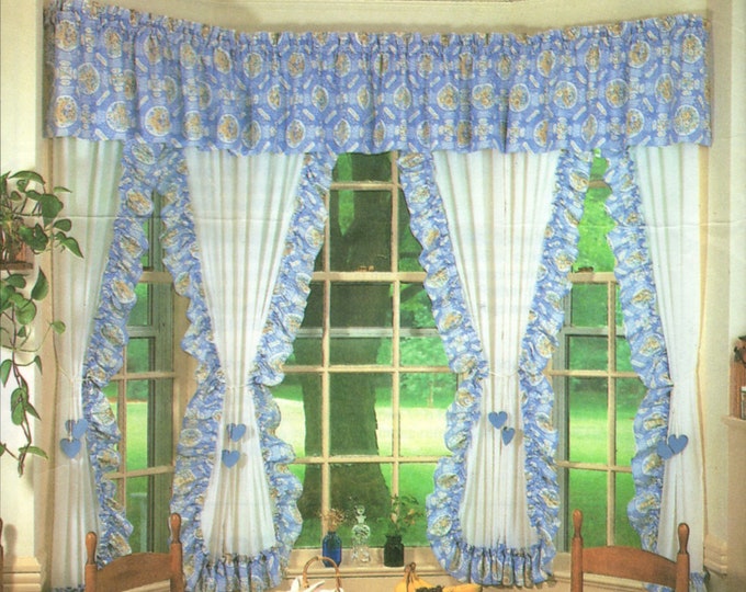 Valances and Curtains Simplicity House Sewing Pattern 9540 - Etsy