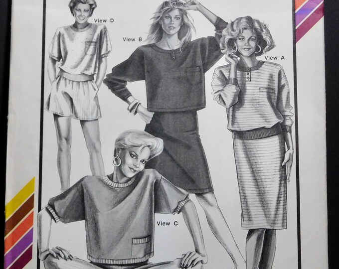 Stretch & Sew Ann Person Sewing Pattern 368 Sport Tops Bust - Etsy